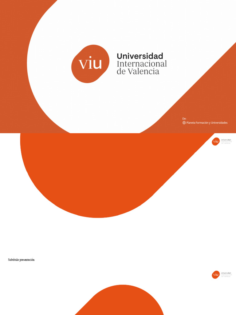 Plantilla PPT VIU Estudiantes | PDF