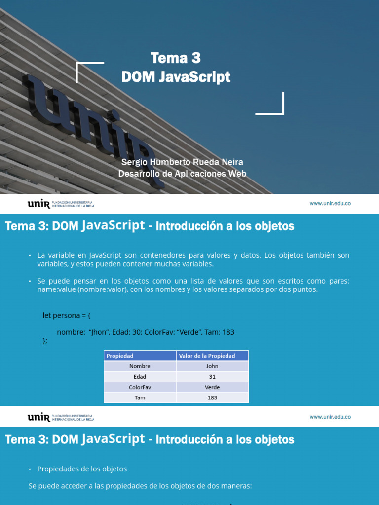 Clase 3 - Desarrollo de Aplicaciones Web | PDF