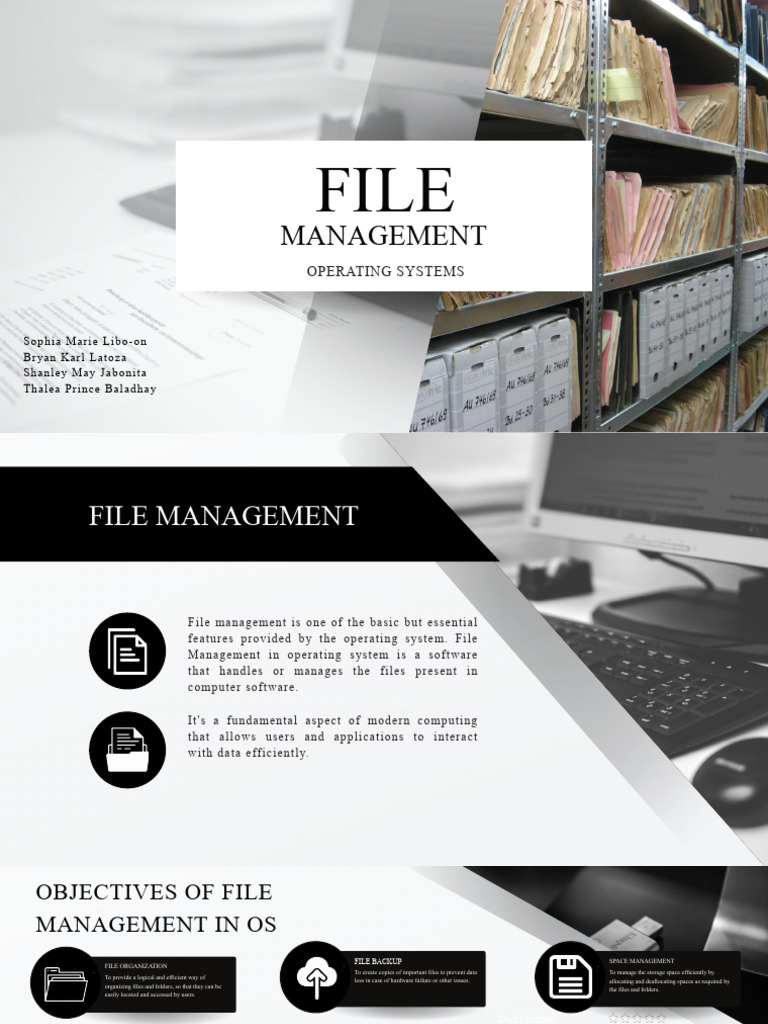 File Management | PDF File Management | PDF