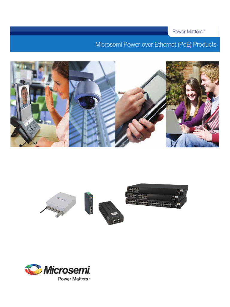 Microsemi Poe Brochure Low Res | PDF | Telecommunications | Computer Hardware