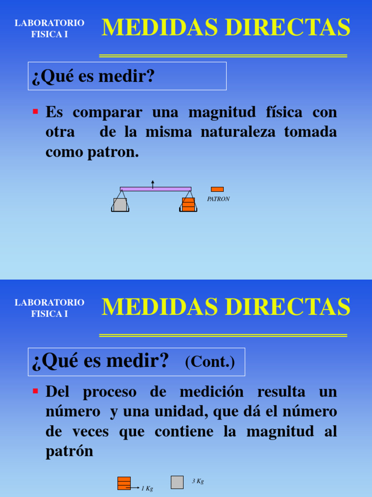 Medidas Directas | PDF | Medición | Science