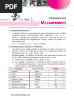 The List of Dimensional Formula. A Useful Handout. | PDF | Torque | Force