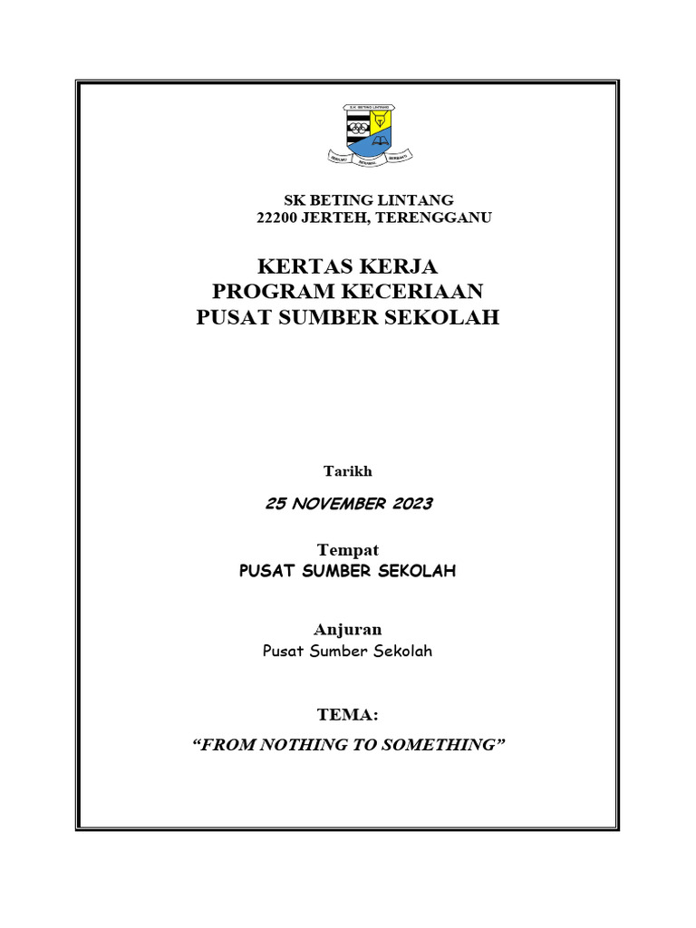 K. Kerja Pss Keceriaan | PDF