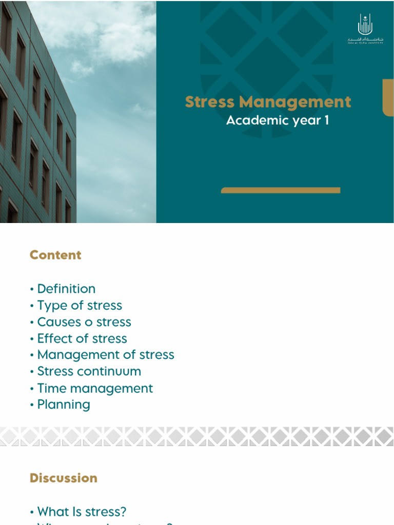 Stress Management 2 | PDF | Stress (Biology) | Anxiety