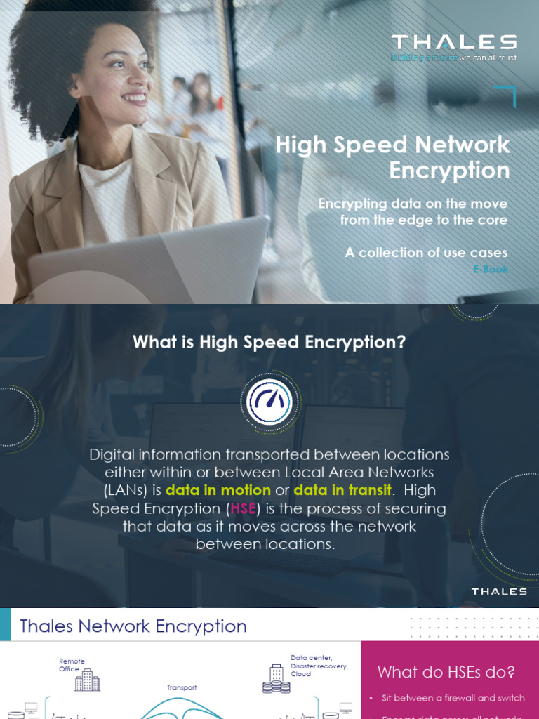 High Speed Network Encryption Usecases Verticals Ebook | PDF | Computer Network | Encryption
