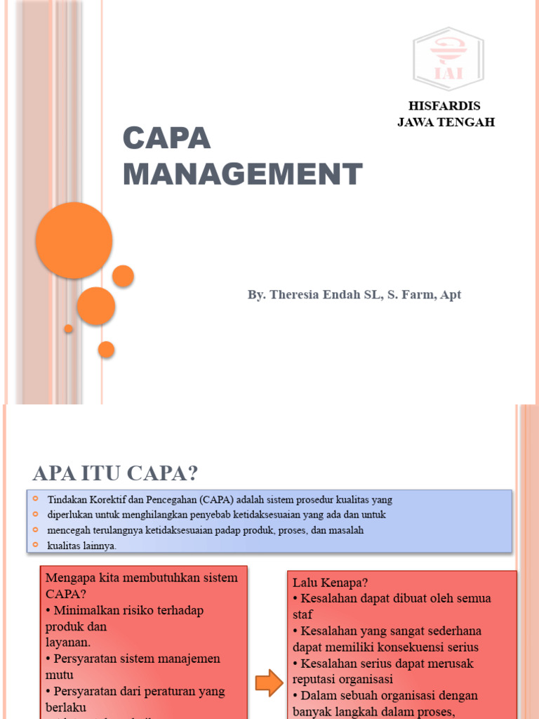 CAPA Management | PDF