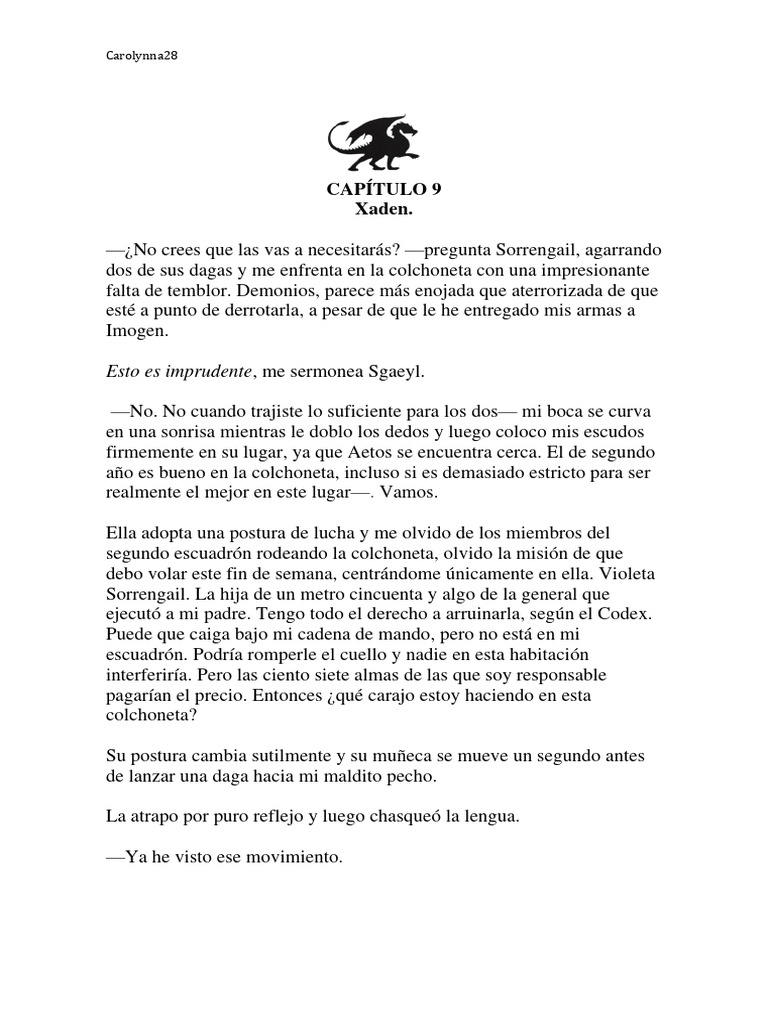 The Empyre Fourth Wing XADEN POV C9C16 | PDF