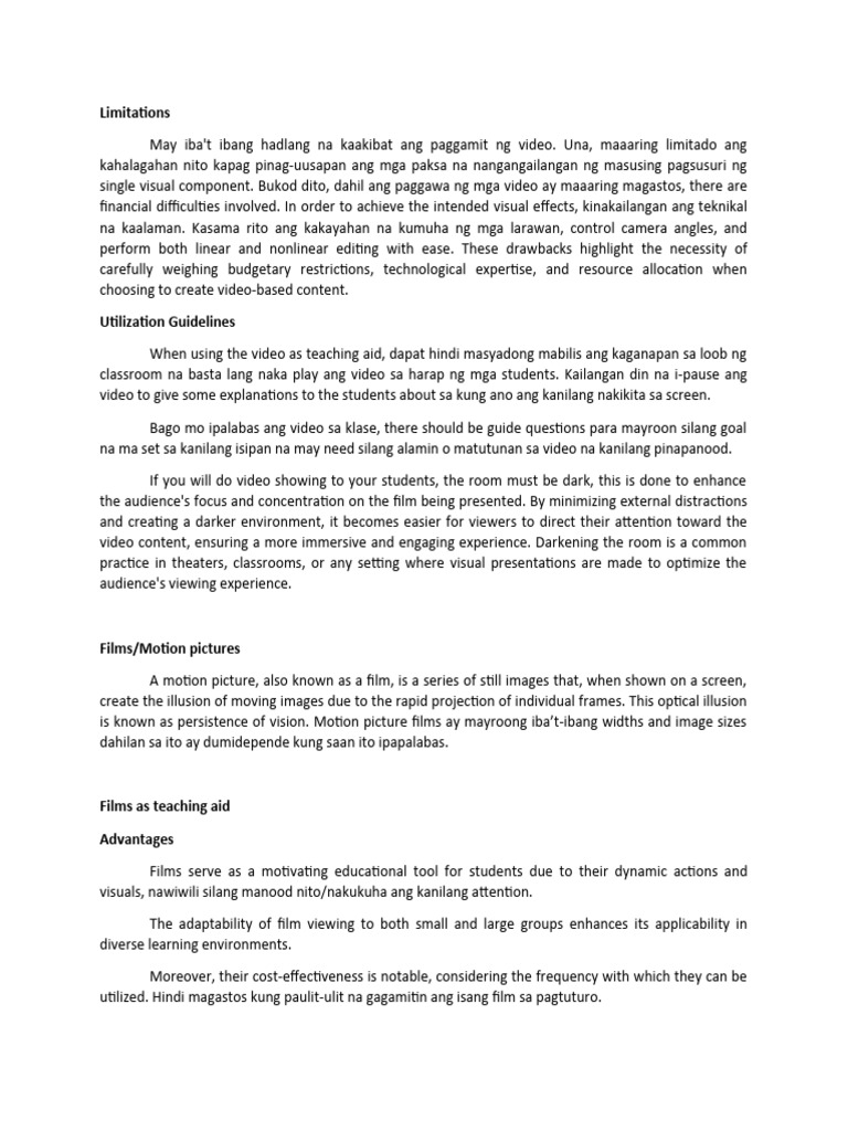 Video and Films As Teaching Tools | PDF | Narrative | Storytelling