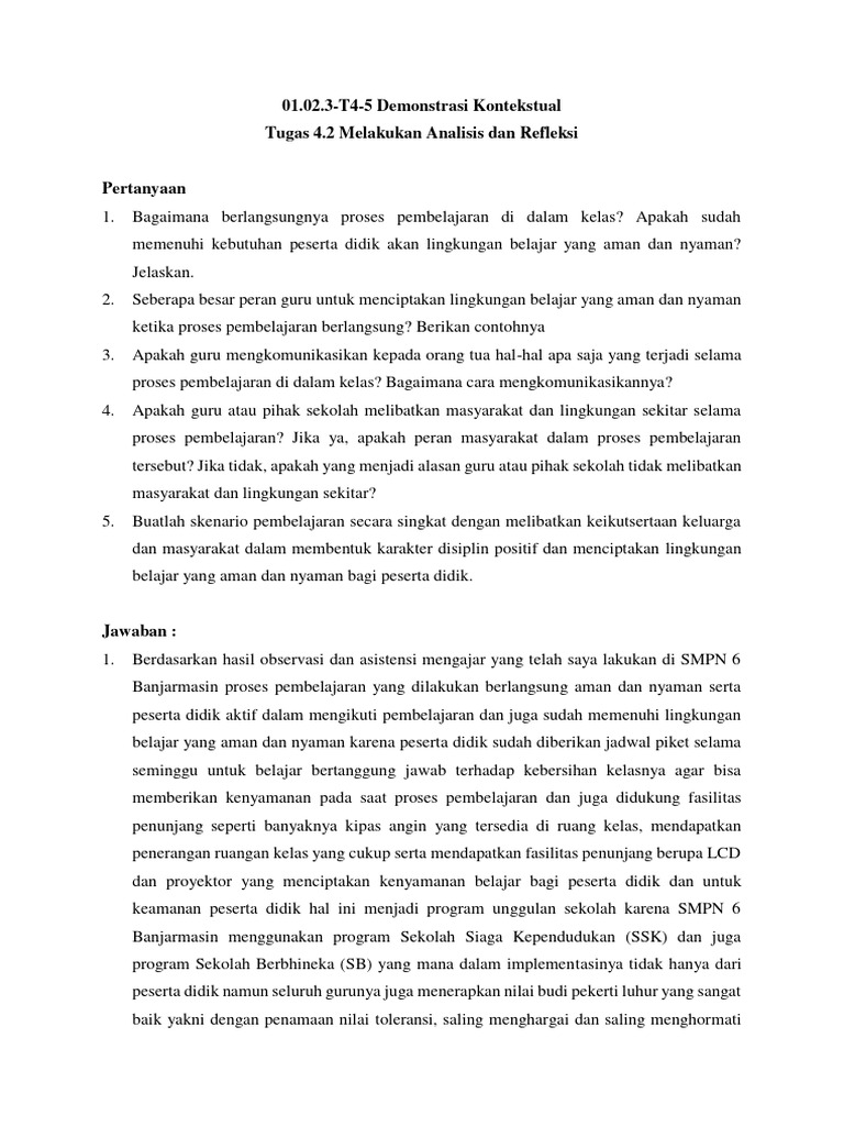 01.02.3 T4 5 Demonstrasi Kontekstual | PDF