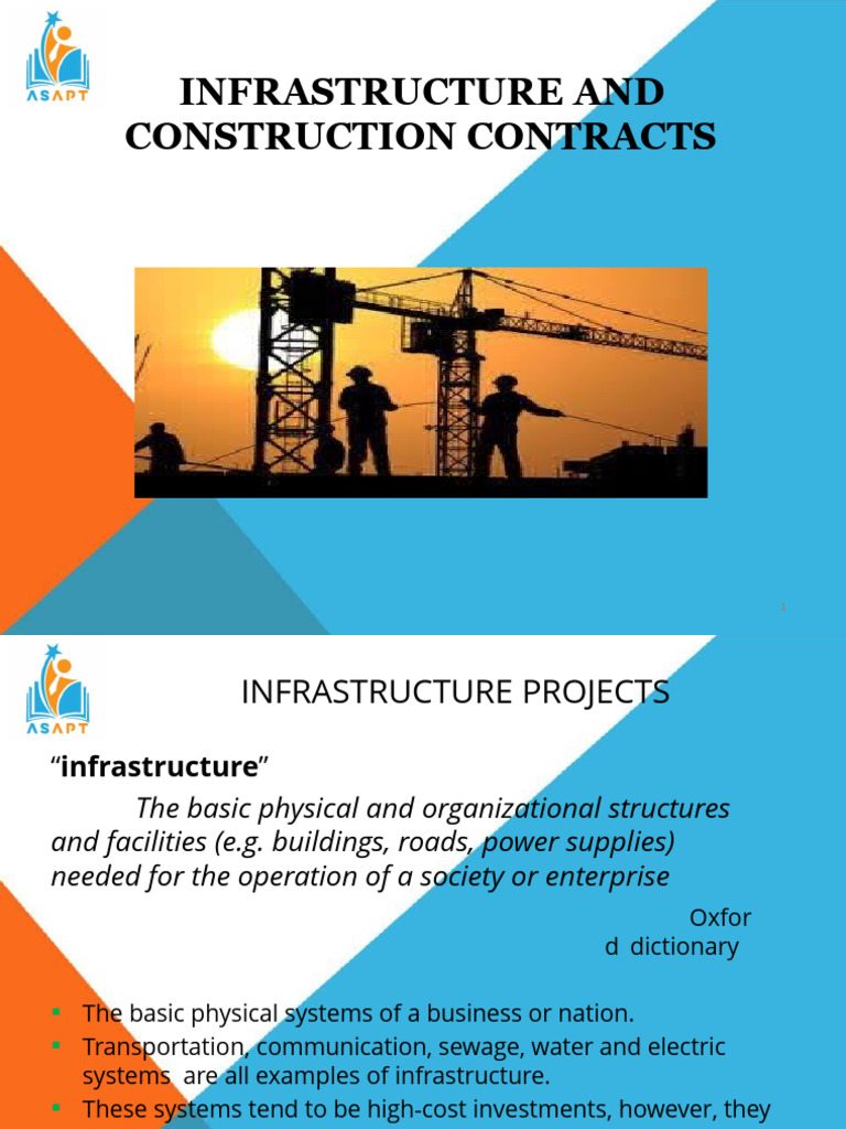 Infrastructure and Construction Contracts Guide | PDF | Public–Private ...
