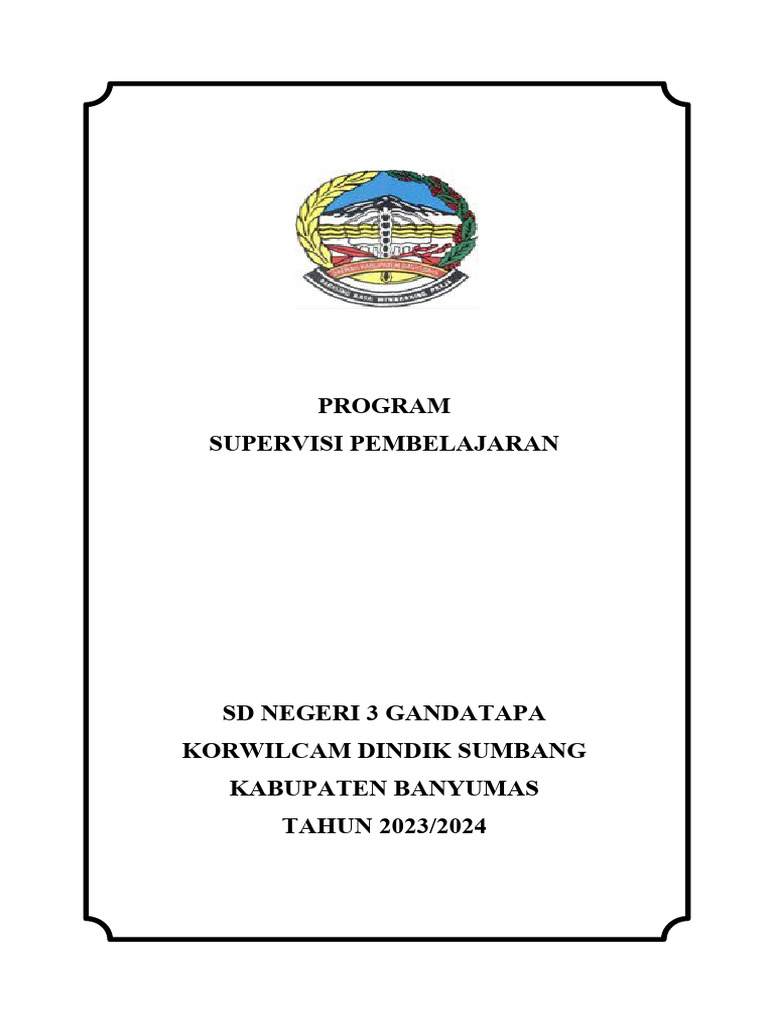 1.program Supervisi 3 Gandatapa | PDF
