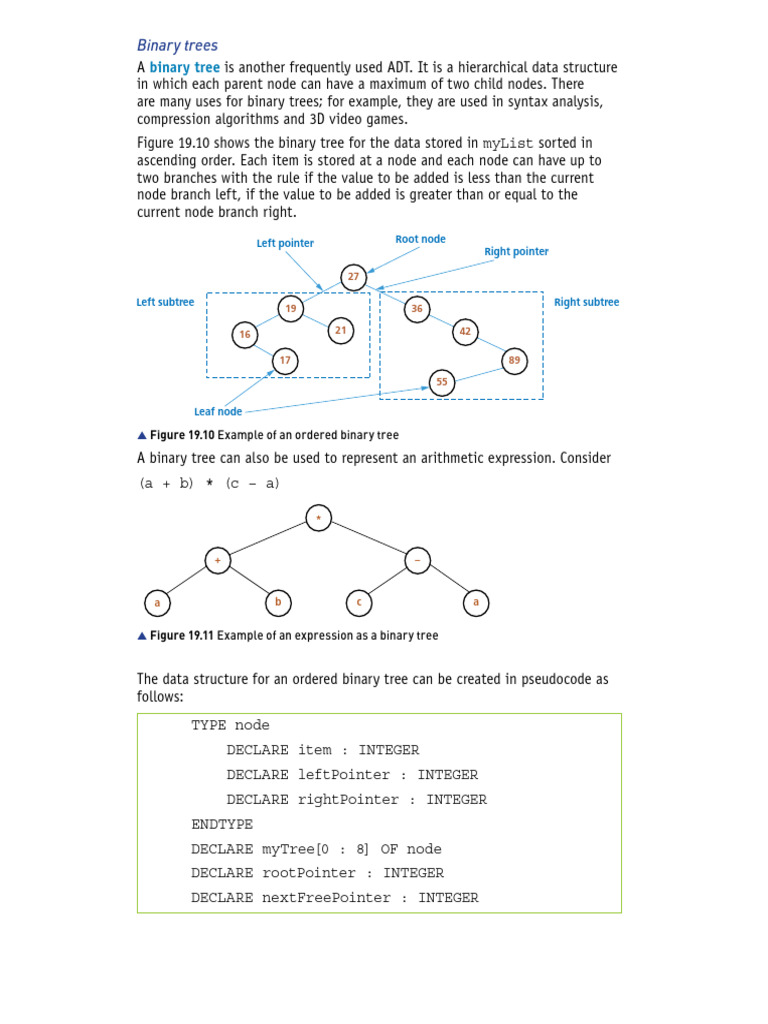 Binary Tree Pdf Pointer Computer Programming Applied Mathematics