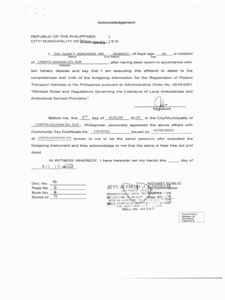 LDH-Registration of PTV | PDF