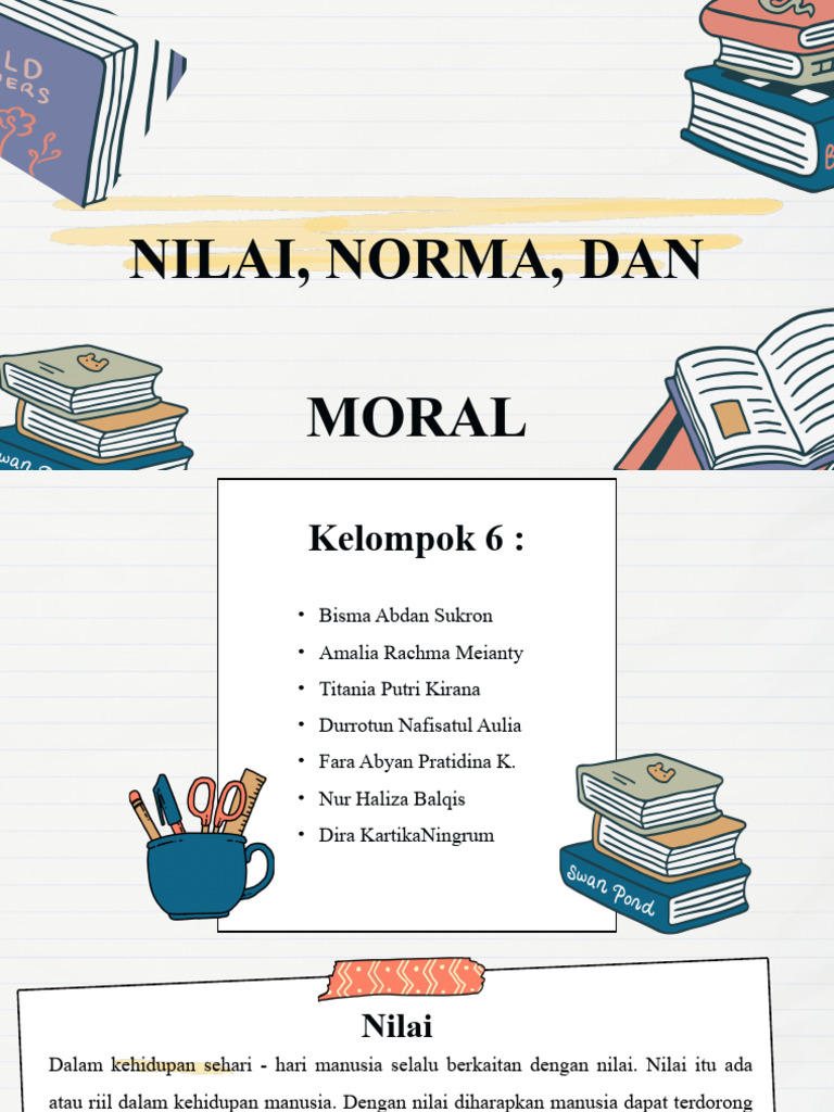 Nilai, Norma Dan Moral Kel 6 | PDF