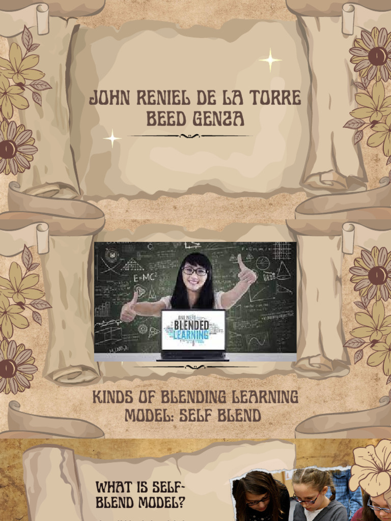 Self-Blended Learning Model Guide | PDF | Career & Growth | Art