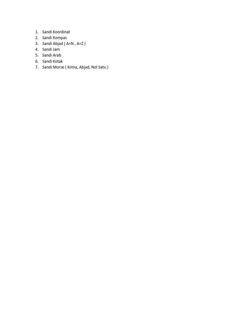 Sandi Koordinat | PDF