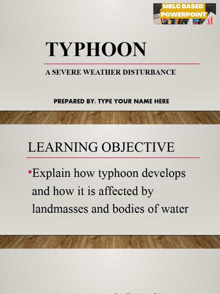 G8 Science Q2 - Week 4 - Typhoon | PDF | Tropical Cyclones | Cyclone