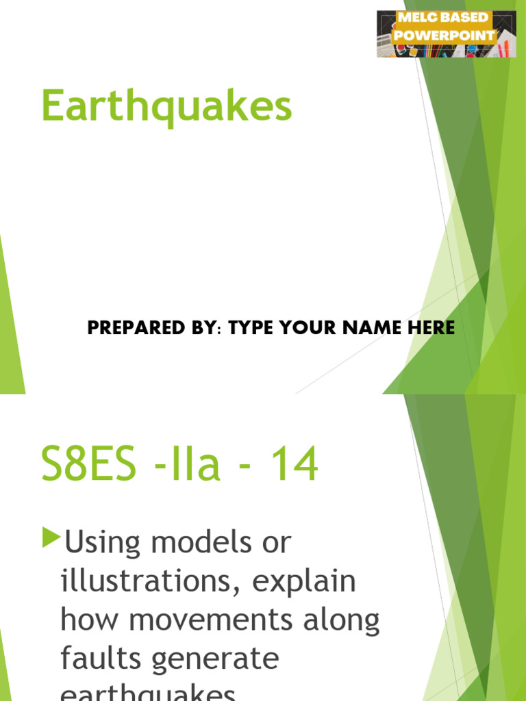 G8 Science Q2- Week 2-3- Epicenter and Focus of Earthquake | PDF ...