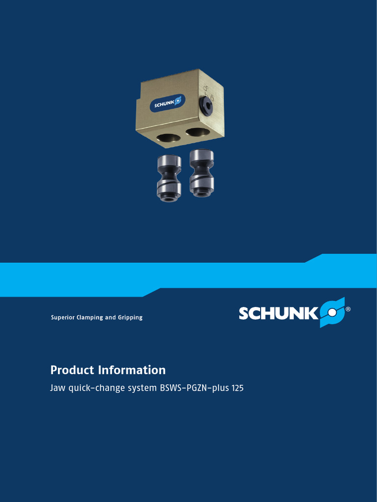 BSWS-PGZN-plus Jaw Quick-Change System | PDF | Screw | Manufactured Goods