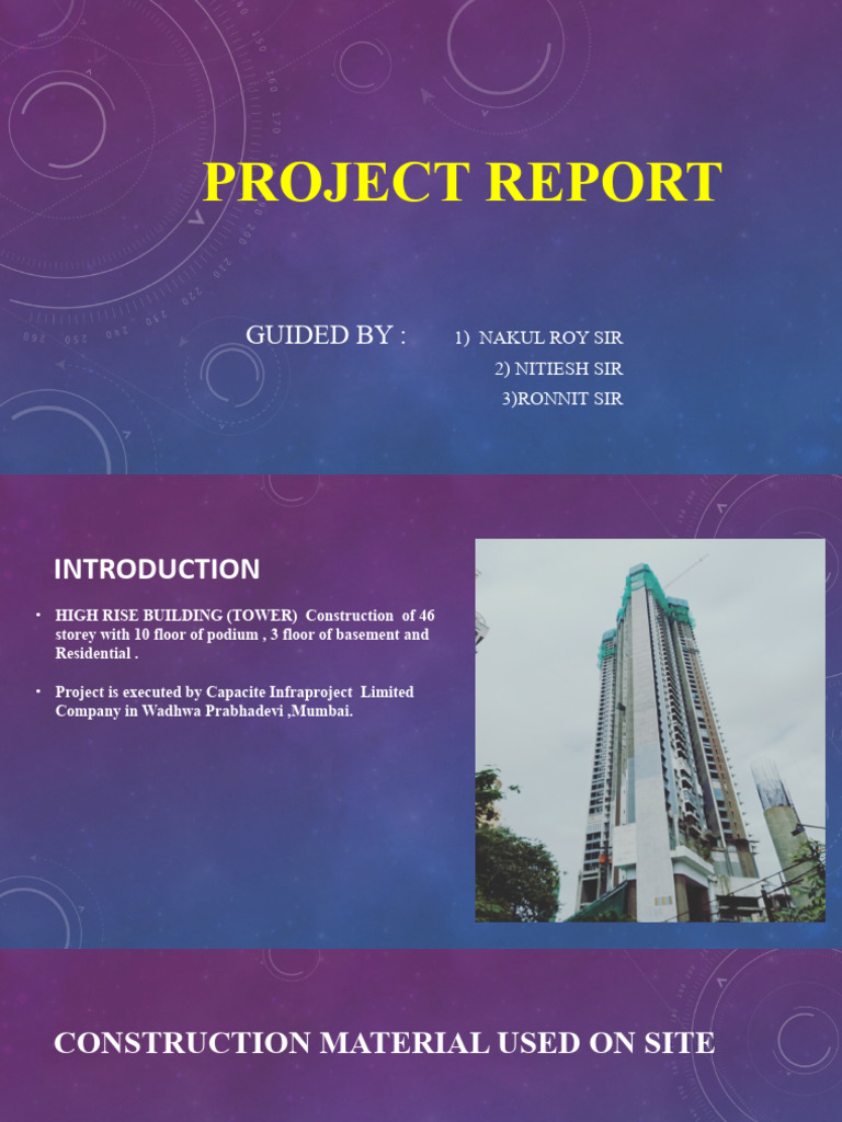 Project Report | PDF | Concrete | Plaster