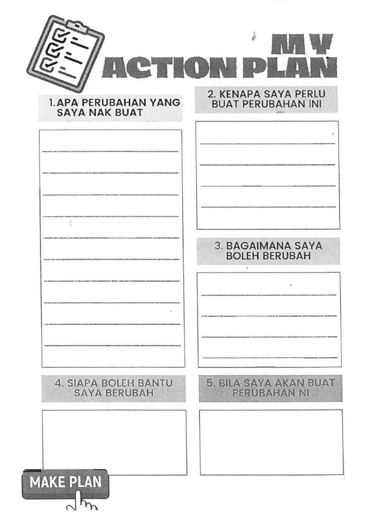 My Action Plan | PDF