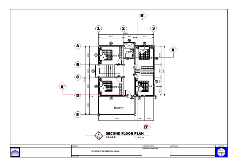 SECOND FLOOR PLAN | PDF | Buildings And Structures | Pedestrian Infrastructure