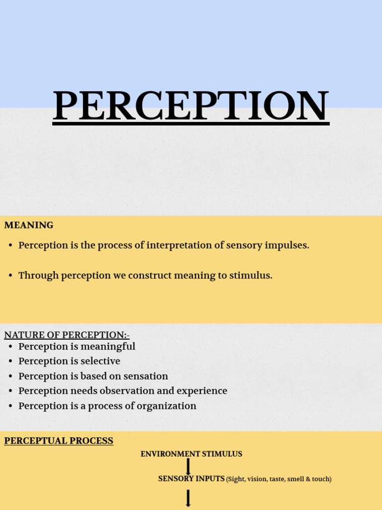 Perception Sem 2 | Download Free PDF | Perception | Stereoscopy