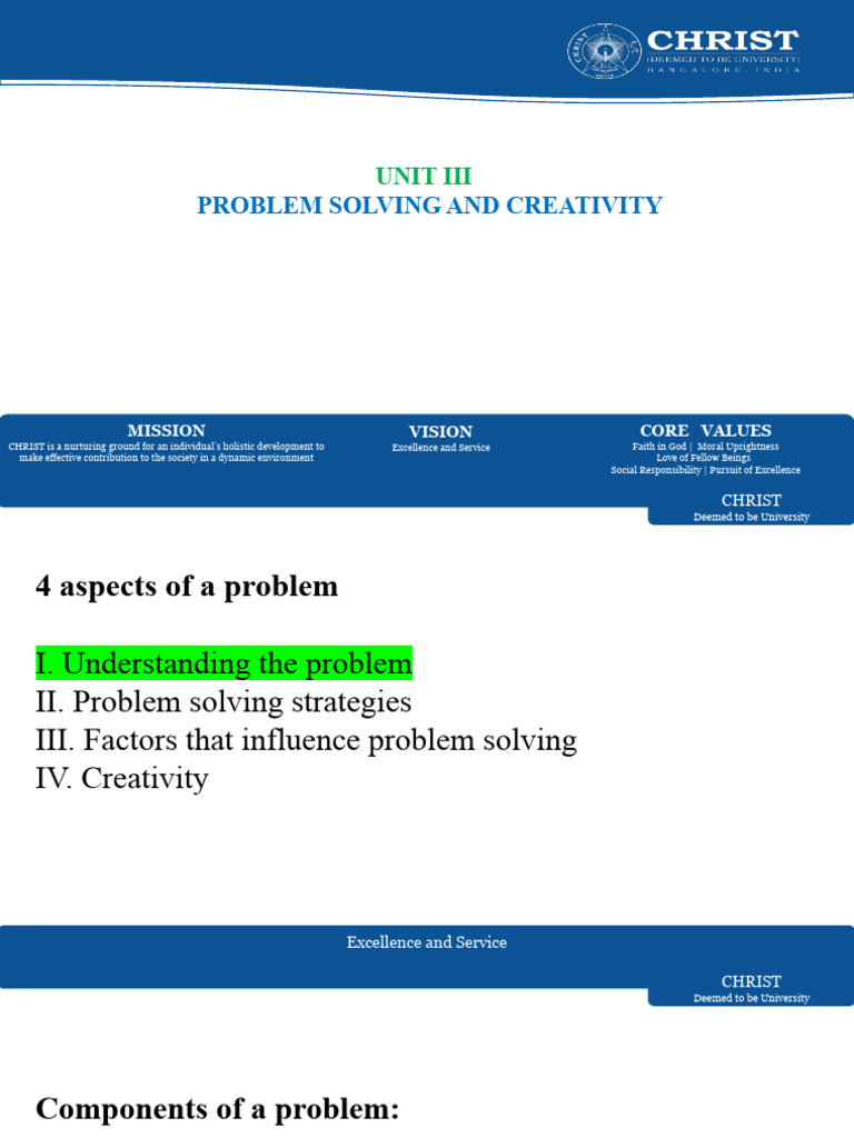 Problem Solving | PDF | Expert | Reason