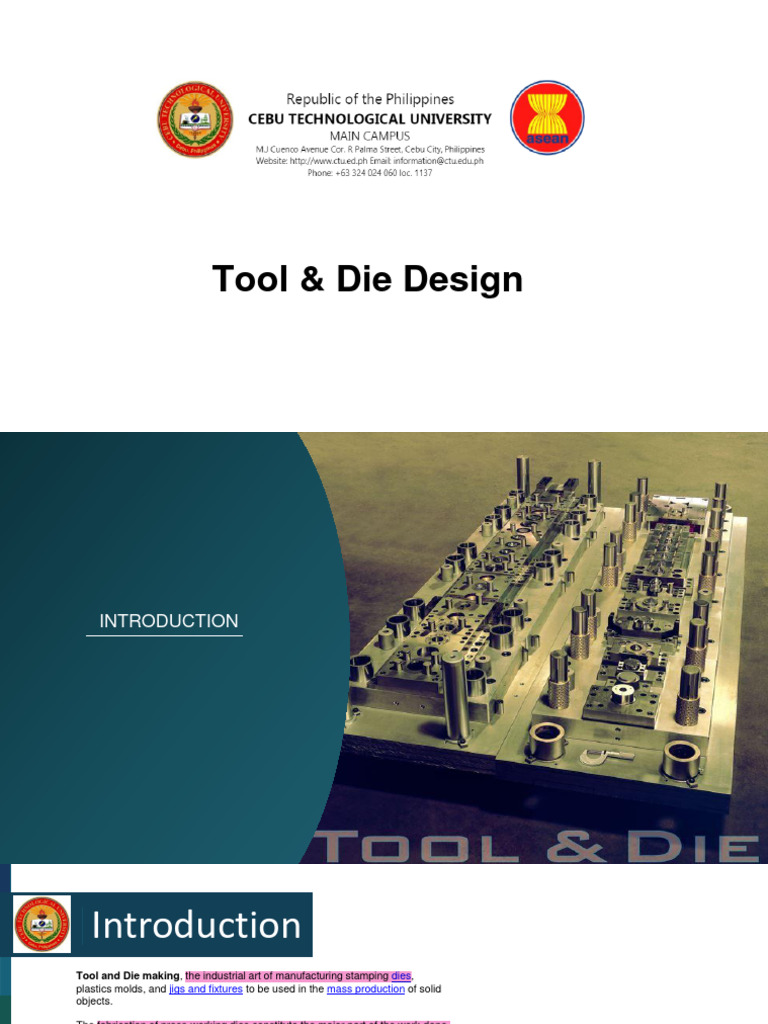 T&D - Core 1 Tool & Die Design | PDF | Machine Tool | Machining