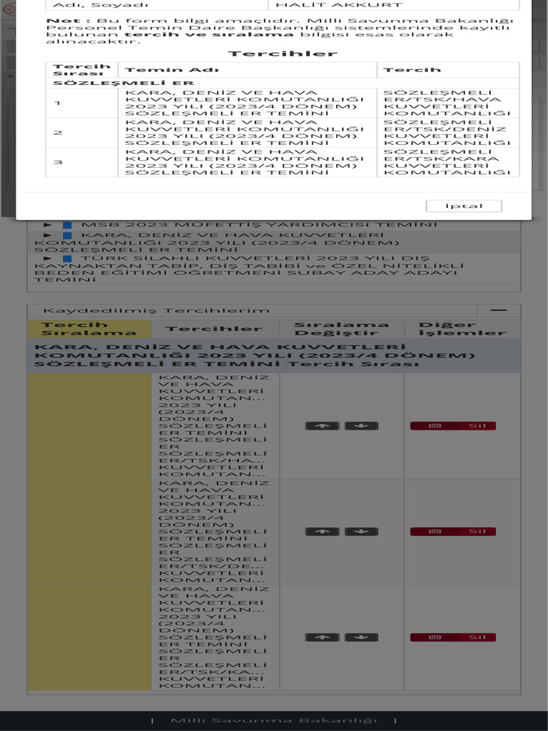 Tercih Yap - MSB | PDF