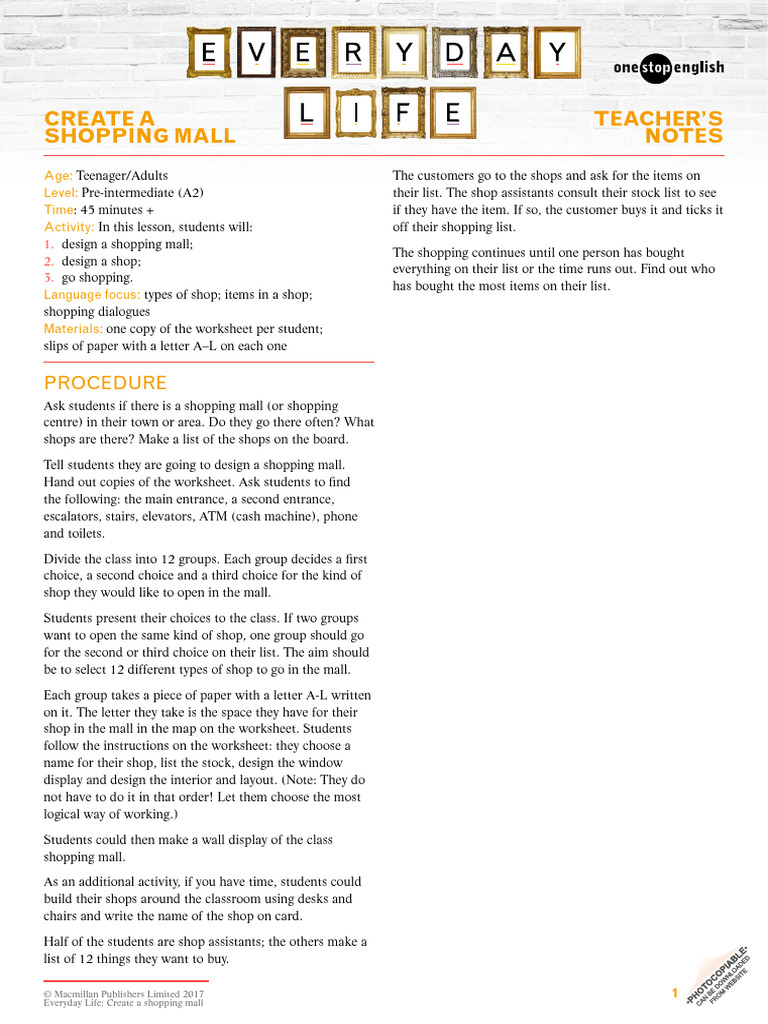 Everyday-life_Create-a-shopping-mall | PDF