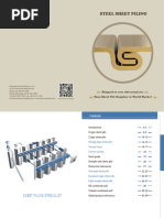 Sheet Pile Specifications Guide | PDF | Building Materials