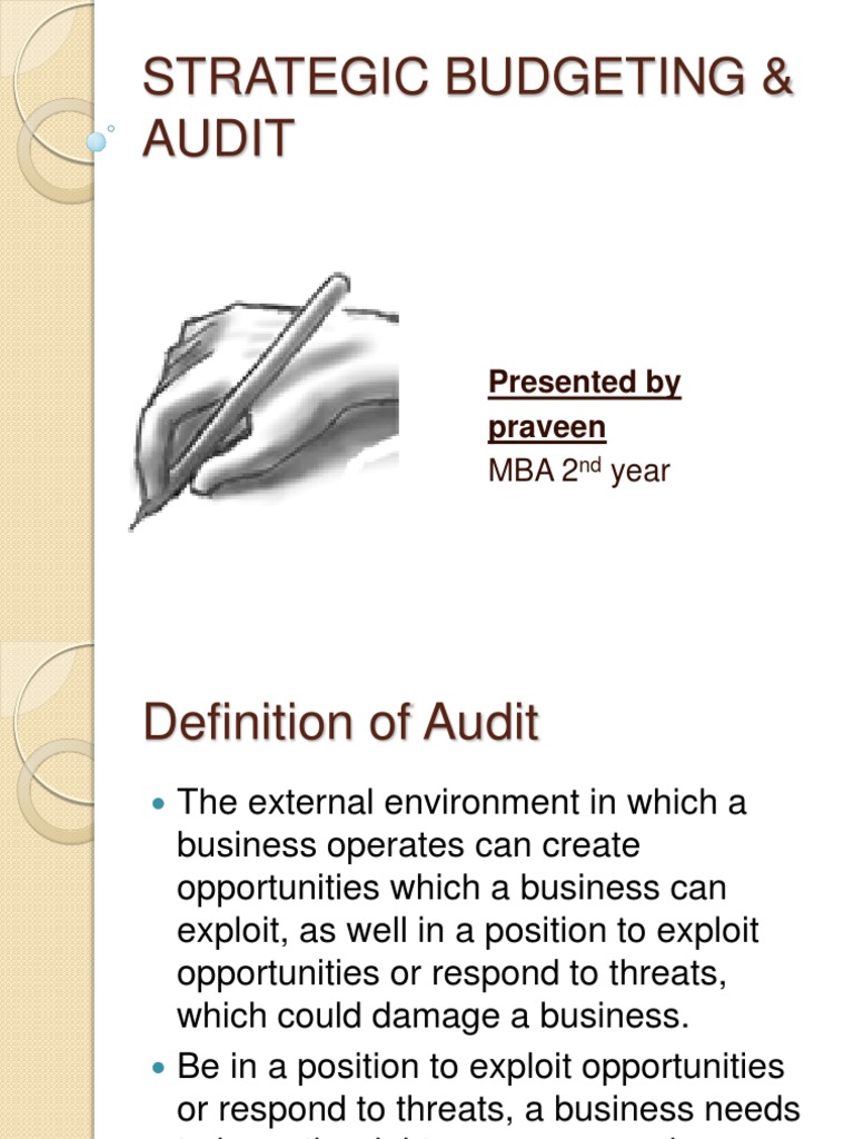 1 | PDF | Audit | Swot Analysis