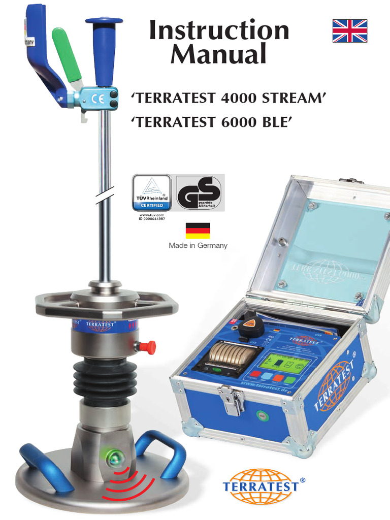 Manual Terratest 6000 BLE | PDF | Waste | Electronic Waste