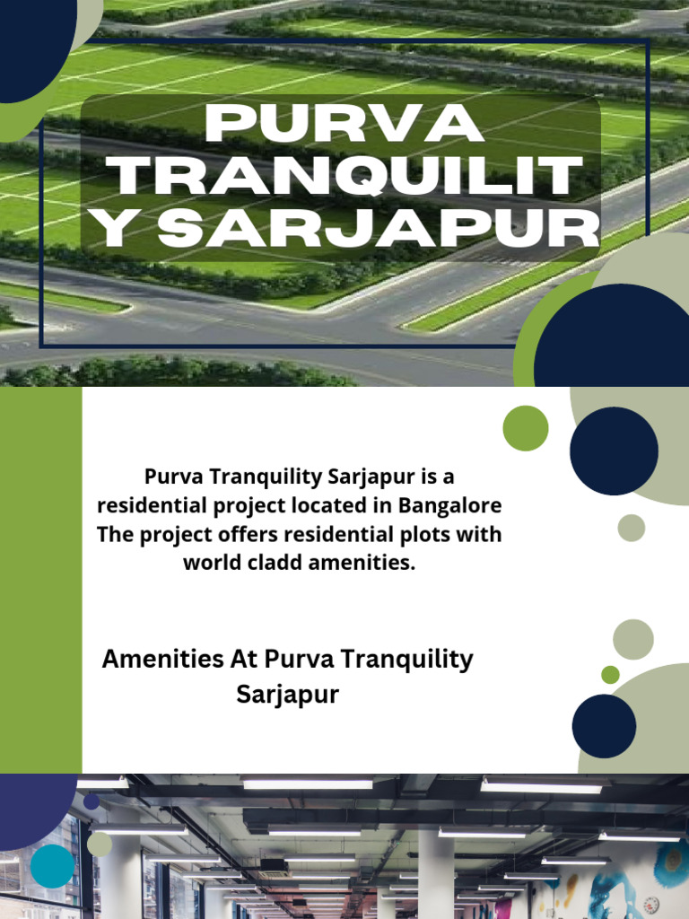 Purva Tranquility Sarjapur | PDF