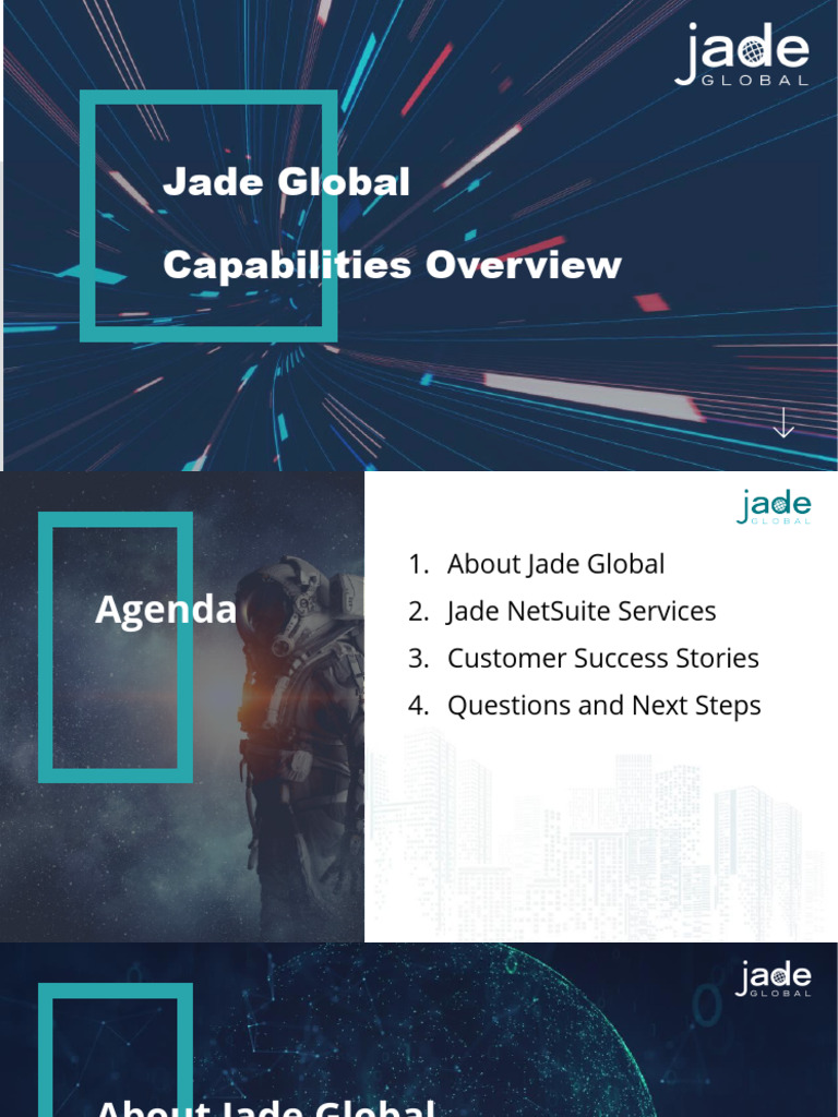 Introduction To Jade NetSuite Services JAN 21 | PDF | Enterprise Resource Planning | Cloud Computing