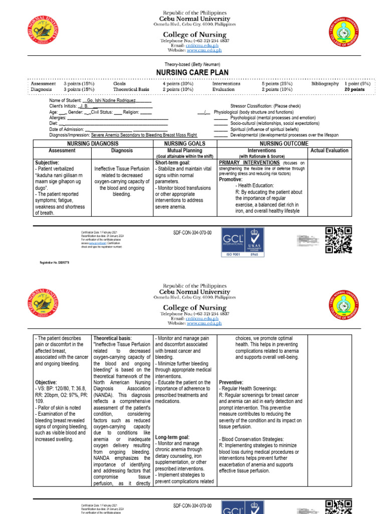 Go NCP Ineffectivetissue | PDF