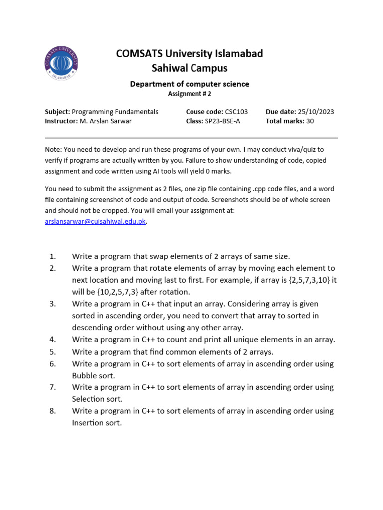 Assignment2 | PDF | Algorithms And Data Structures | Computing