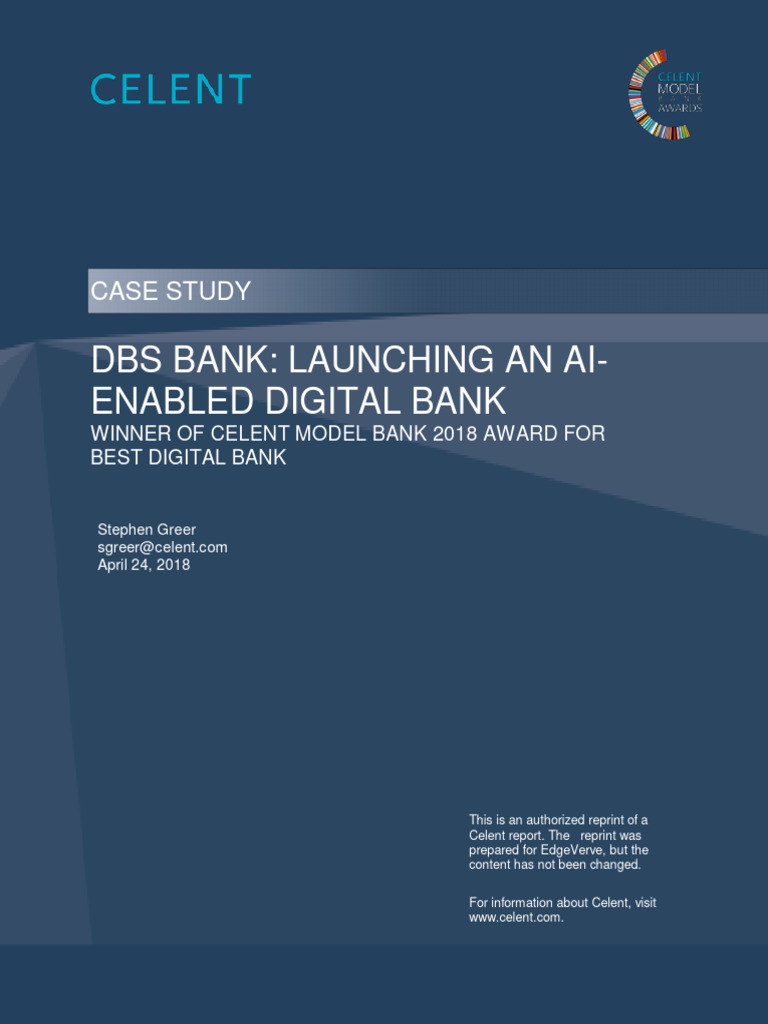 DBS A Revolutionary New Way To Bank | PDF | Banks | Business