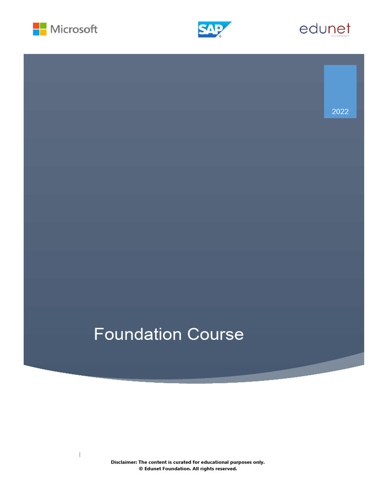 Foundation Course Handbook | PDF | Operating System | Linux Distribution