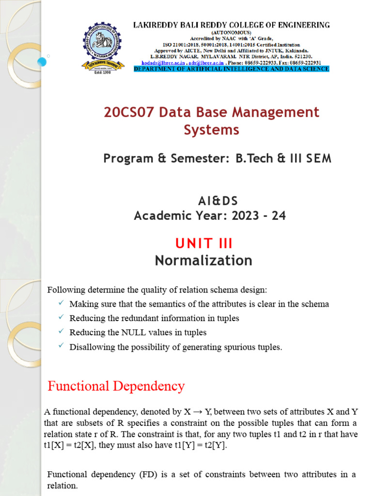 DBMS Unit-3 | PDF | Information Retrieval | Software Design