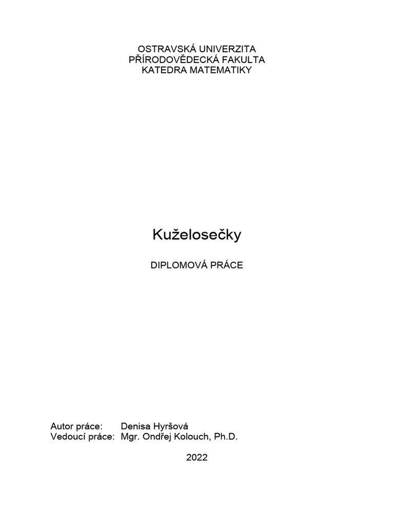 Diplomová Práce | PDF