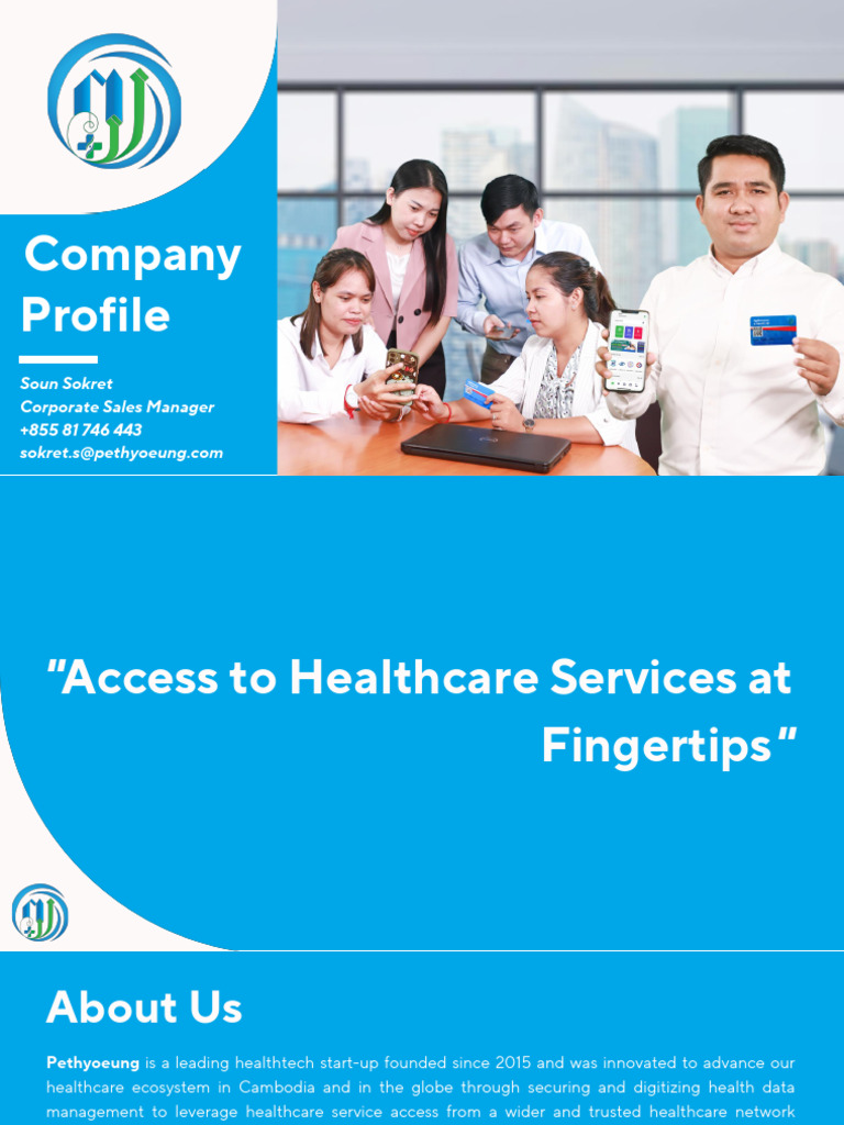 En Blue BG Pitch Healthcare Plan Direct End Users Corporate Employees | Download Free PDF ...
