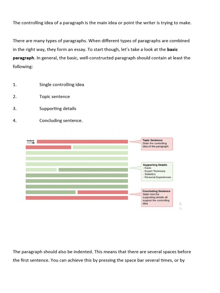 Understanding Basic Paragraph Structure | PDF | Paragraph | Experience
