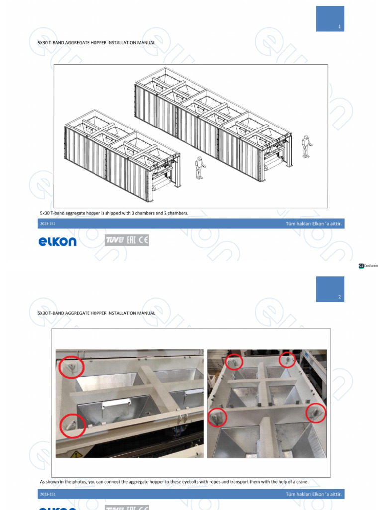 Aggregate Installation Drawing | PDF