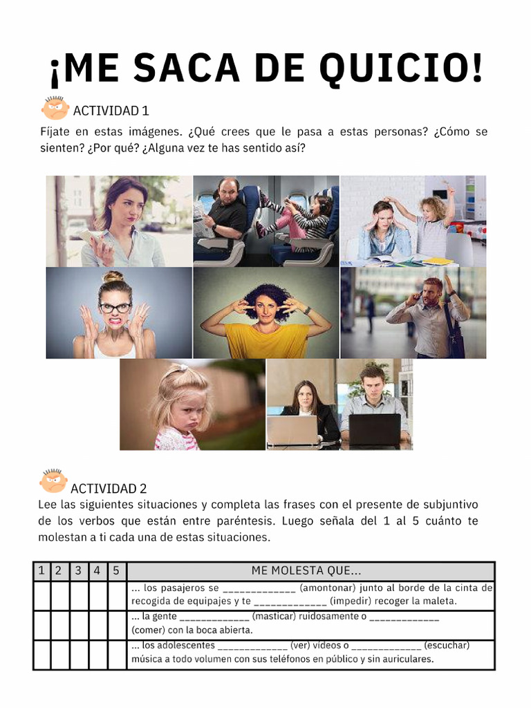 Me Saca de Quicio | PDF