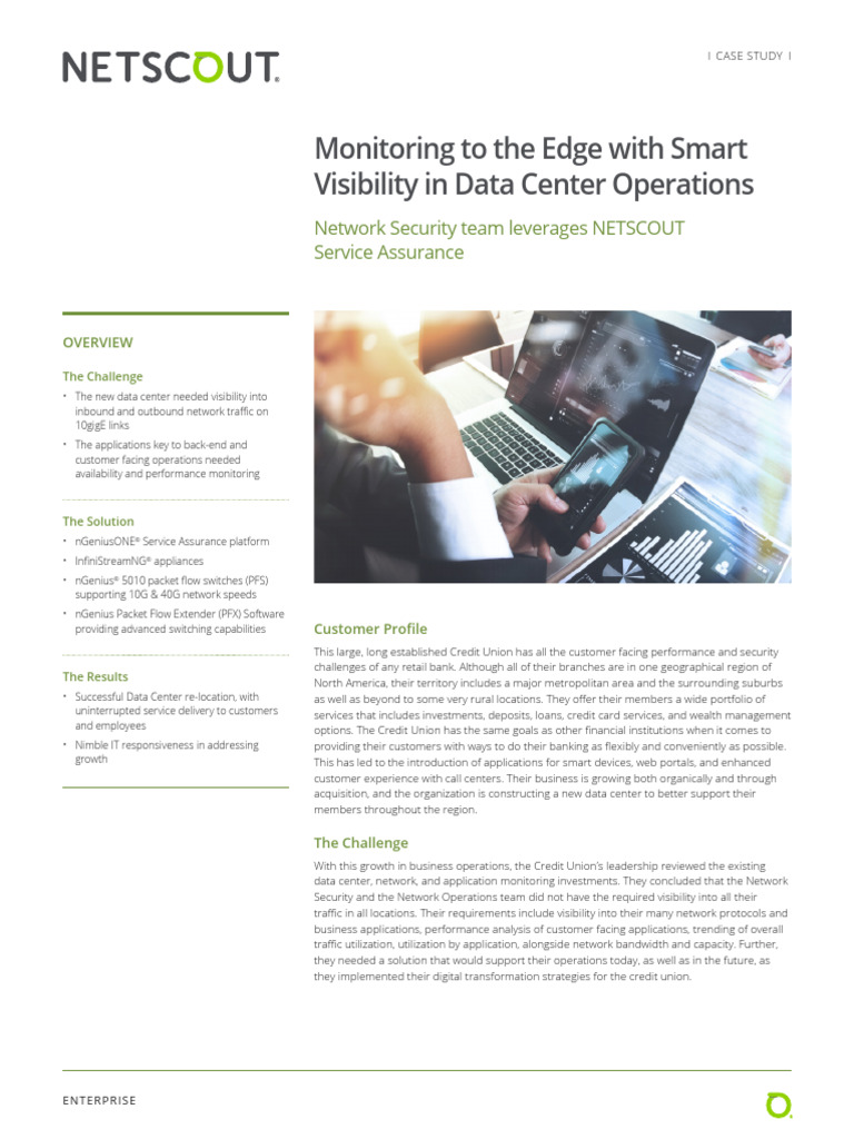 Monitoring To The Edge With Smart Visibility in Data Center | PDF ...