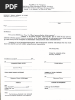 Survey Authority Form | PDF | Common Law | Government