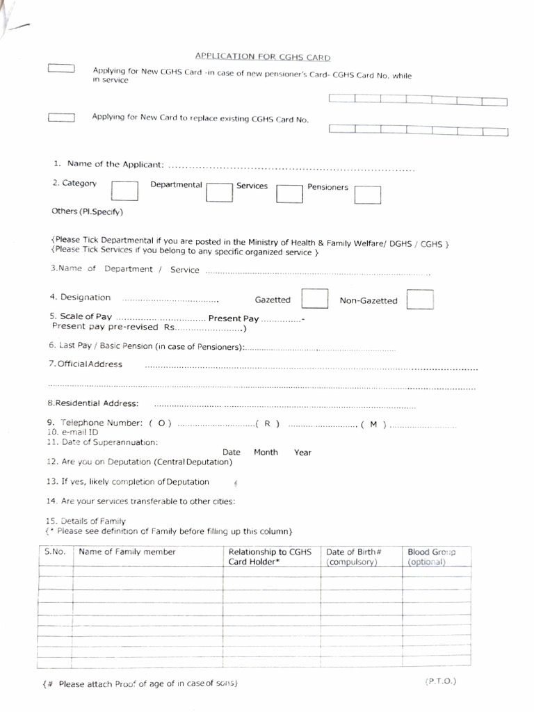 Application-for-CGHS-20200728131658 | PDF
