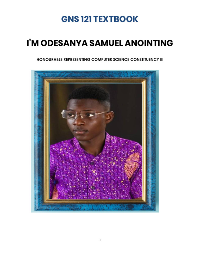 GNS 121 Textbook | PDF
